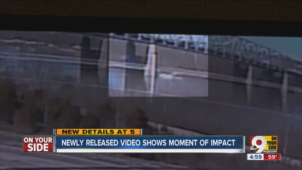 Newly-released video shows moment car fell off bridge - YouTube