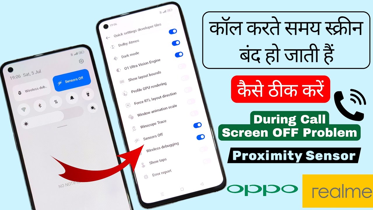 Oppo Reno6 5G Incoming Call Screen OFF Problem | During Call Screen OFF ...