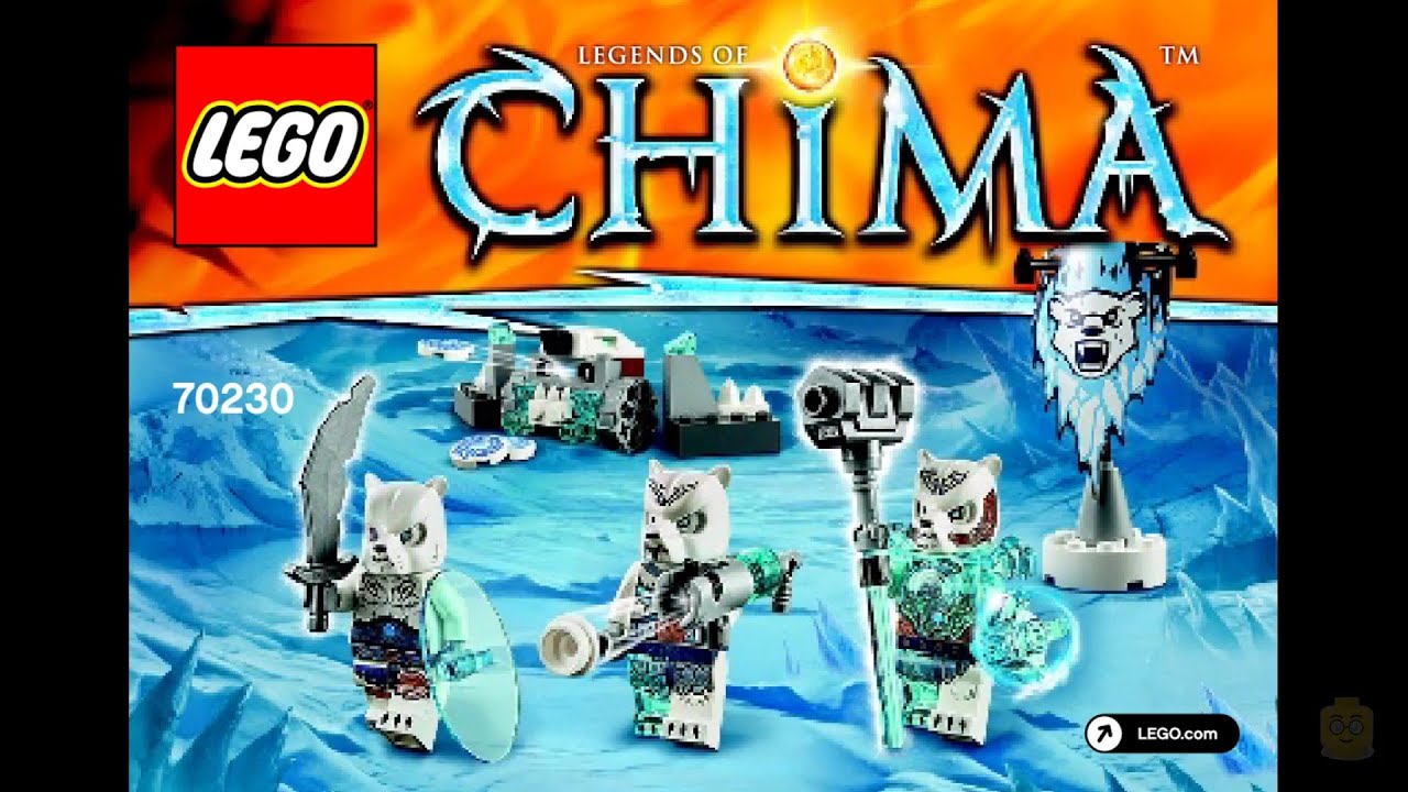LEGO Legends of Chima 70230 - Complete Ice Bear Mech Instructions ...