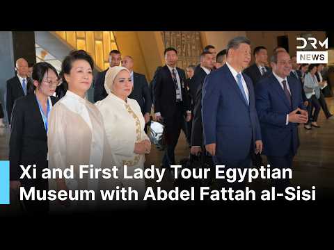 UNSEEN VISIT: Xi Jinping and First Lady Tour Egyptian Museum with Abdel Fattah al-Sisi | AC1B