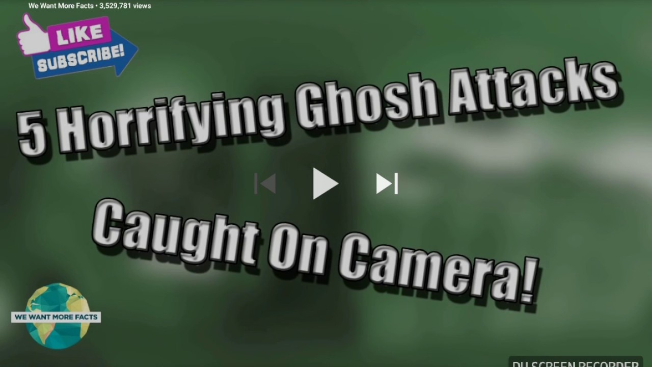 5 horrifying ghost attacks!! (caught on camera) - YouTube