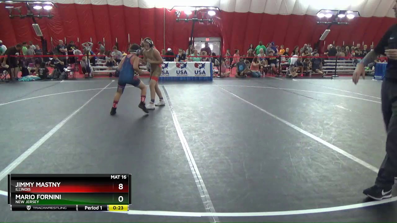 12U 98 Jimmy Mastny Illinois Vs Mario Fornini New Jersey - YouTube
