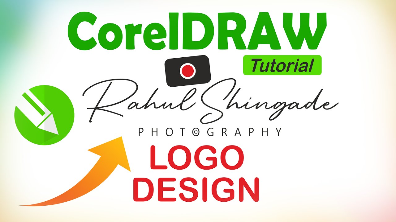 Photography Signature Logo Design In CorelDraw | CorelDraw Tutorial ...