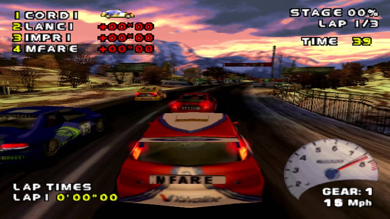Need for Speed: V-Rally 2 Arcade Gameplay Expert Level (PSX,PS) - YouTube