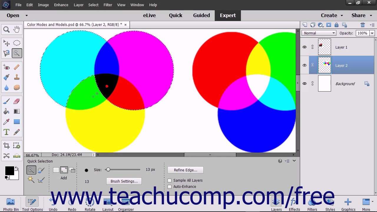 Photoshop Elements 15 Tutorial Saving and Loading Selections Adobe ...
