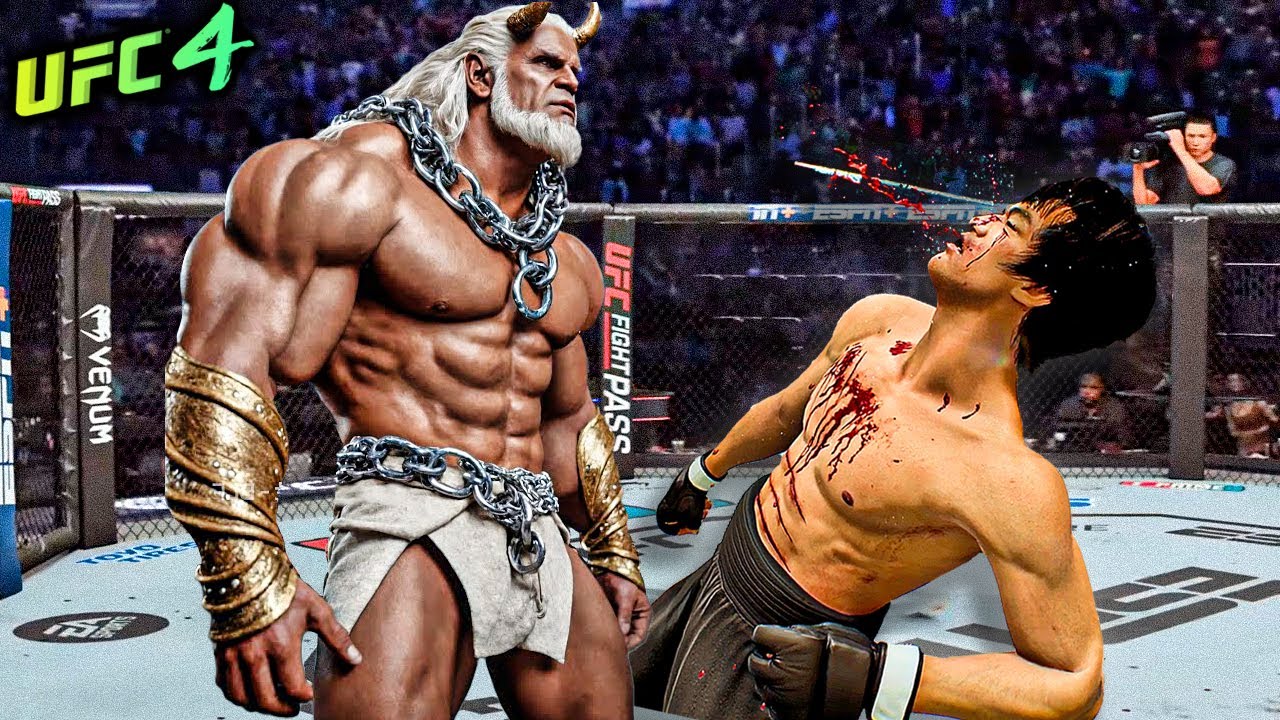 Chain Monster vs. Bruce Lee (EA sports UFC 4) - Rematch - YouTube