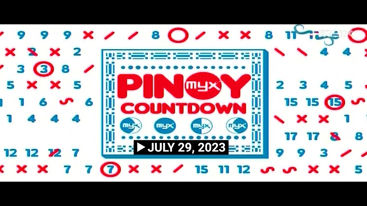PINOY MYX COUNTDOWN (July 29, 2023) - YouTube