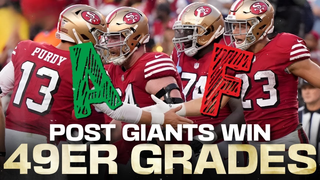 💯 49ers team-wide GRADES for Brock Purdy, Nick Bosa, Javon Kinlaw and ...