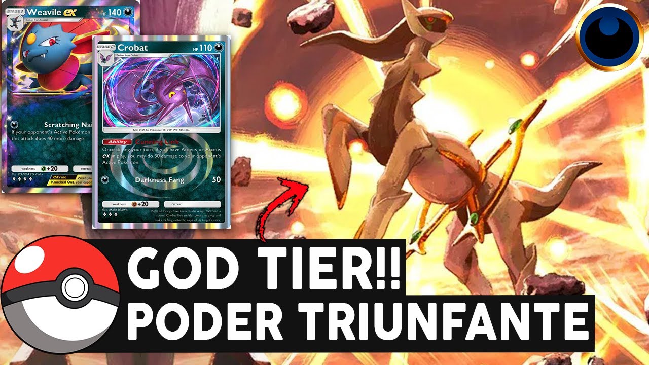 GOD TIER ARCEUS!! SINERGIA PERFEITA DE DANO E VELOCIDADE | POKEMON TCG ...