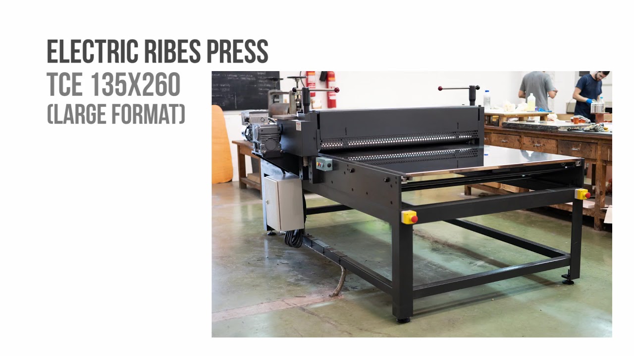 Large format electric etching press | OUR PRESSES - YouTube