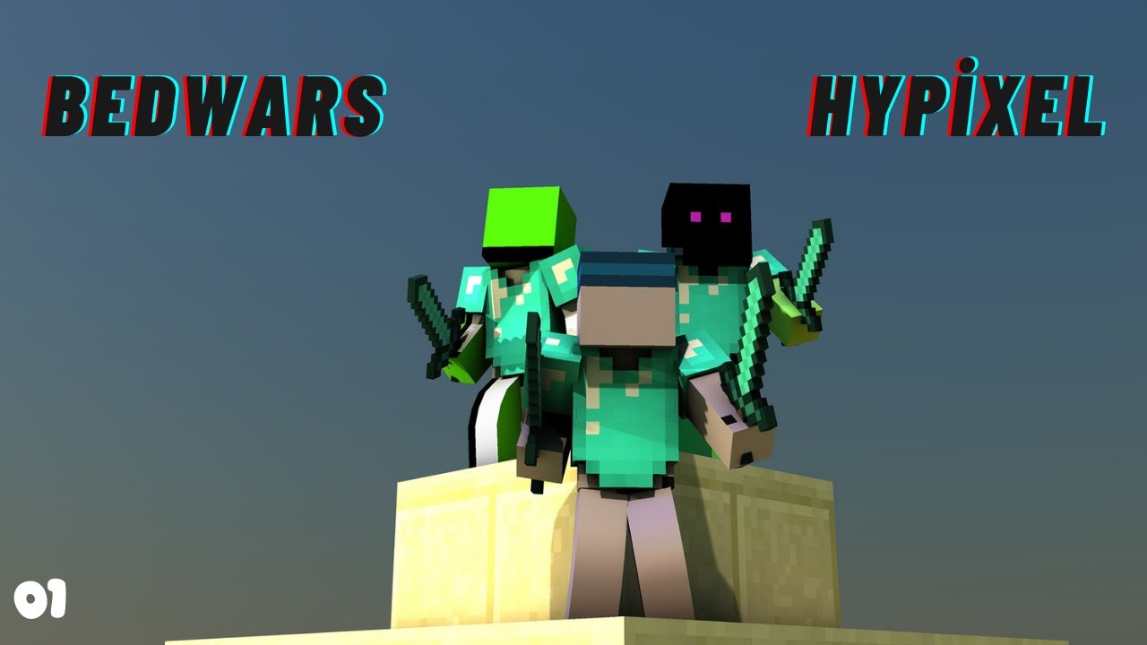 Bedwars java hypixel denedim!! - YouTube