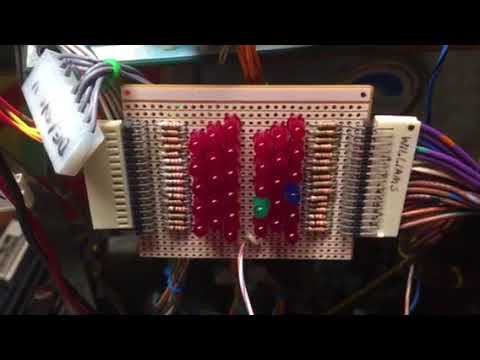 Williams System 6 Blackout Board Test - YouTube