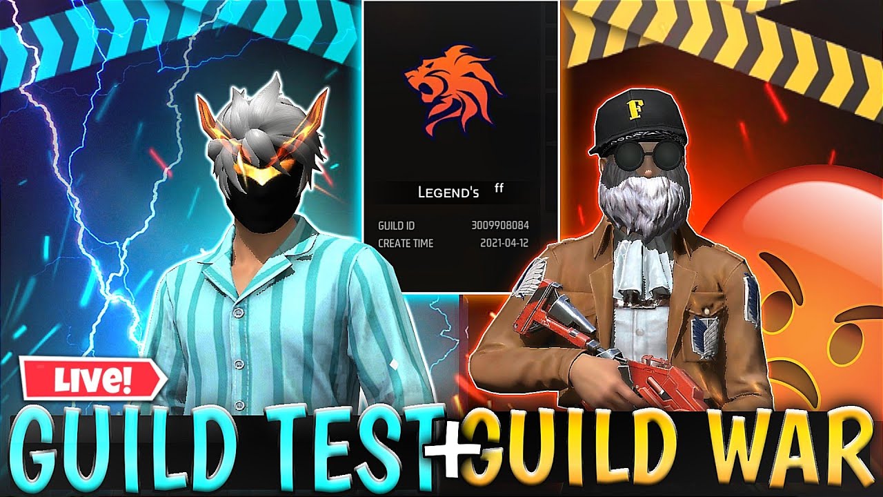 FREE FIRE LIVE GUILD TEST 😱 || FF LIVE GUILD TEST 😍 #freefirelive # ...
