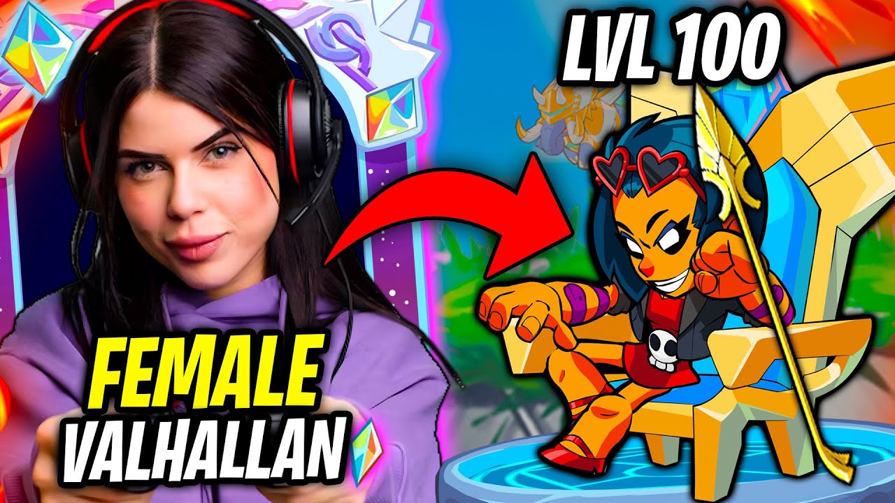 Meet The ONLY Female Valhallan in Brawlhalla - YouTube