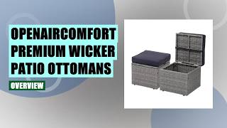 OPENAIRCOMFORT Outdoor Ottoman Review: Stylish & Durable Patio Upgrade