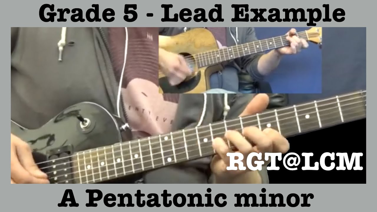 RGT@LCM - Grade 5 - Electric Guitar - Lead Improvisation Example - Tab ...