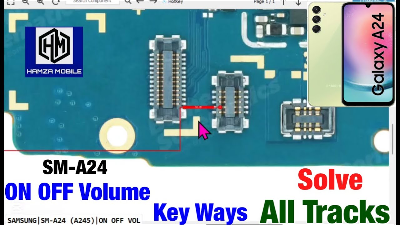 Samsung A24/SM-A245 ON OFF VS Volume Keys Not Working problem Solution ...