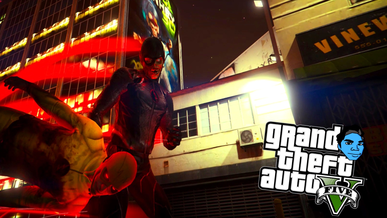 BLACK FLASH!! - THE HUNT FOR THE REVERSE FLASH ⚡ | GTA 5 - Playing With ...