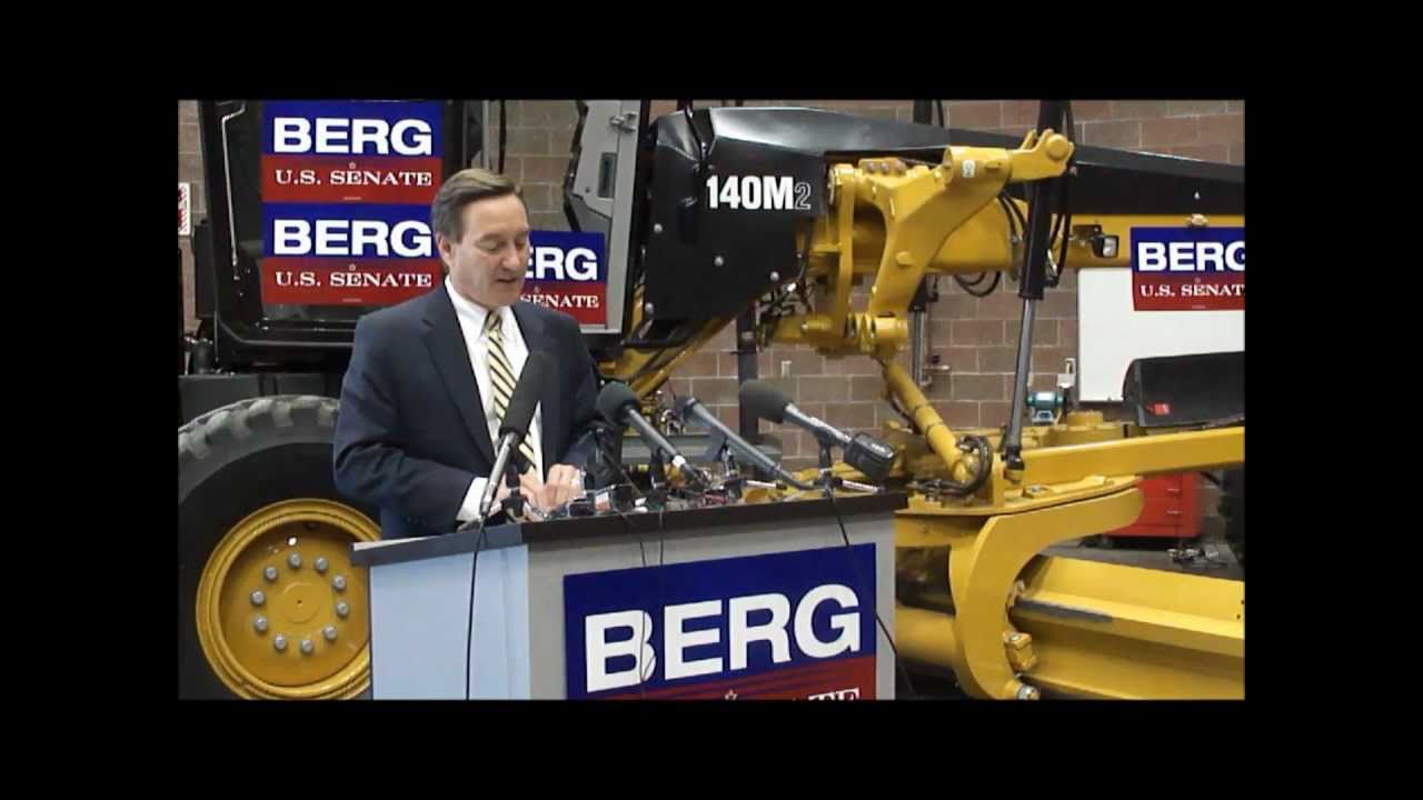 Rep. Rick Berg kicks off 2012 U.S. Senate bid - YouTube