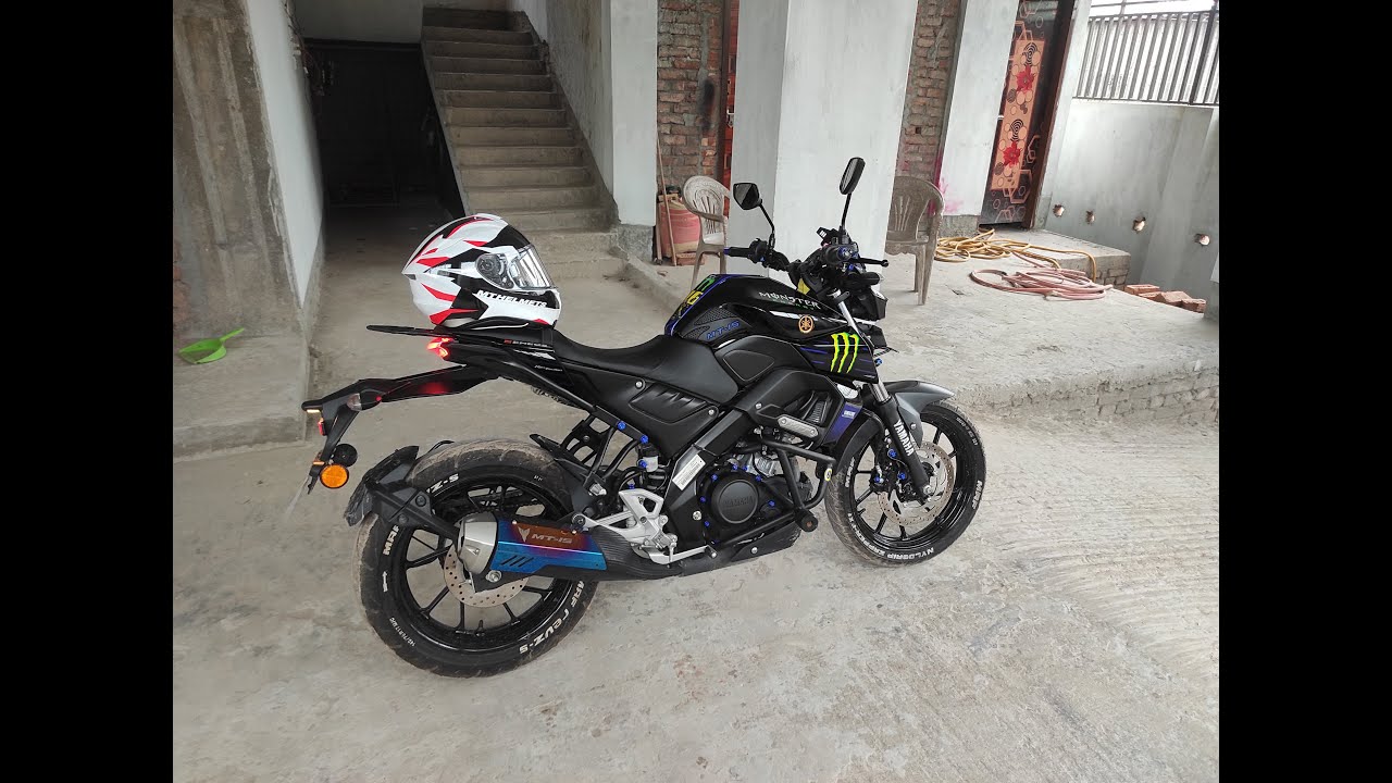 Pure Sound Of Yamaha MT 15 monster energy /BS6 - YouTube