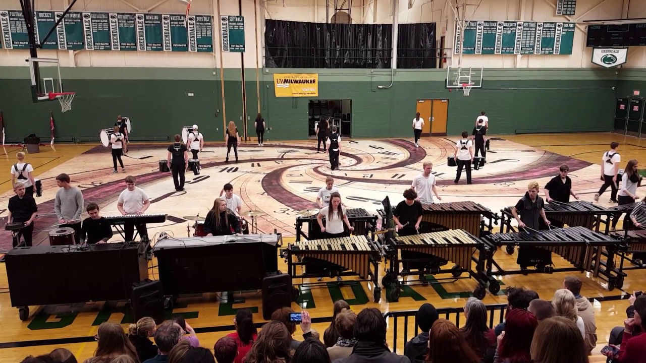 Greendale High School 2017 Winter Percussion - Twisted - YouTube