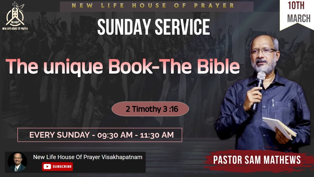 Sunday Service I 10th March 2024 I Pastor Sam Mathews | NLHOP - YouTube