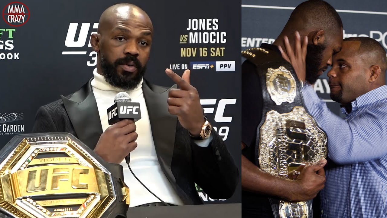 Jon Jones on biggest career moments "Finishing DC is up there !" - YouTube