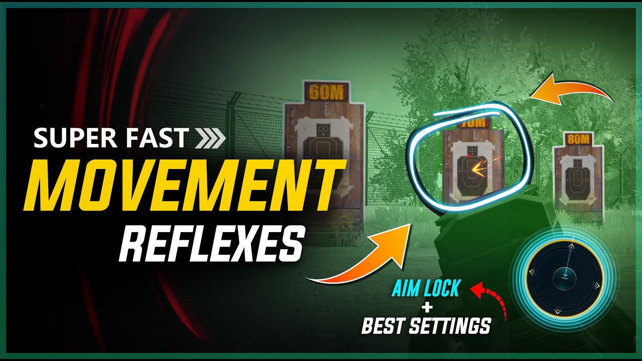 🔥 SUPER FAST MOVEMENT + REFLEXES SECRET SETTINGS | BEST TIPS AND TRICKS ...