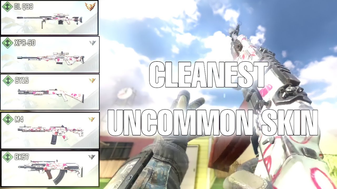 Cleanest Uncommon Skins in CODM - YouTube