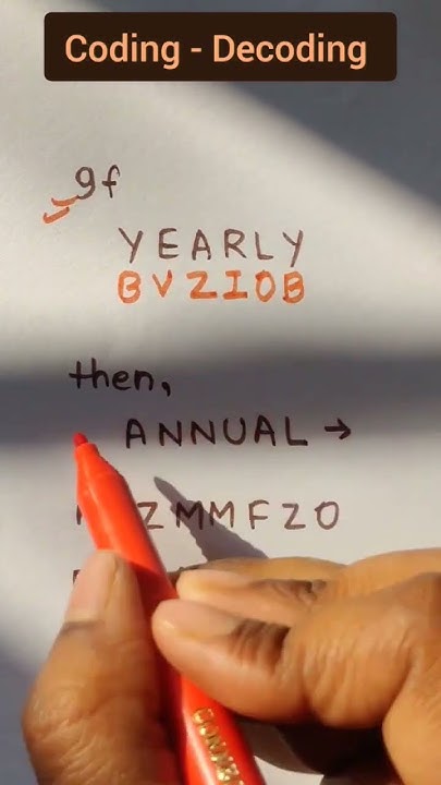 Coding Decoding Reasoning Codingdecodingtricks Codingdecoding Coding Shorts Ytshorts