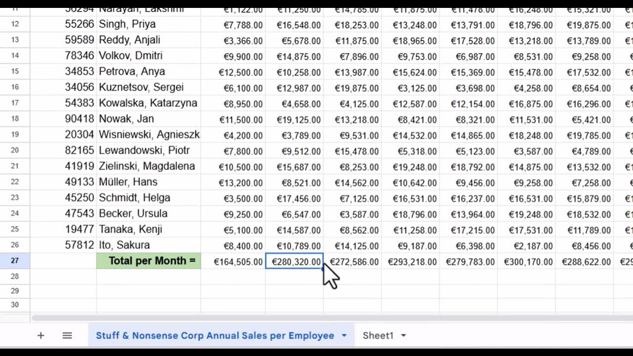 intro to spreadsheets part 2 - YouTube