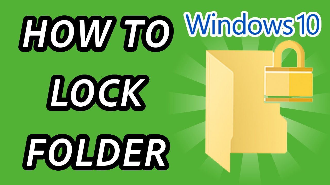 How To Lock Folder On Windows 10 Without Any Software FULL GUIDE How To Lock Folder On Windows 10 Without Any Software FULL GUIDE