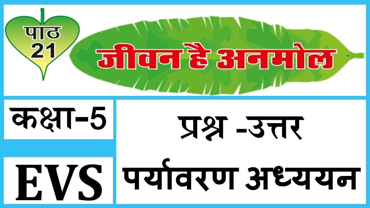 कक्षा-5 पर्यावरण विज्ञान पाठ-21 के प्रश्न उत्तर Class 5 EVS Chapter 21 ...