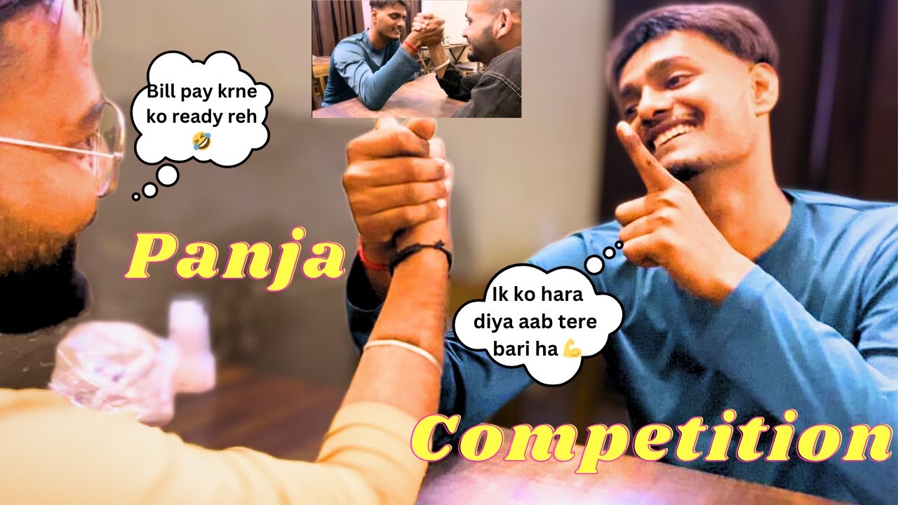 Panja Competition | battel of bills🤑| #panja #competition #dosa #iscon ...