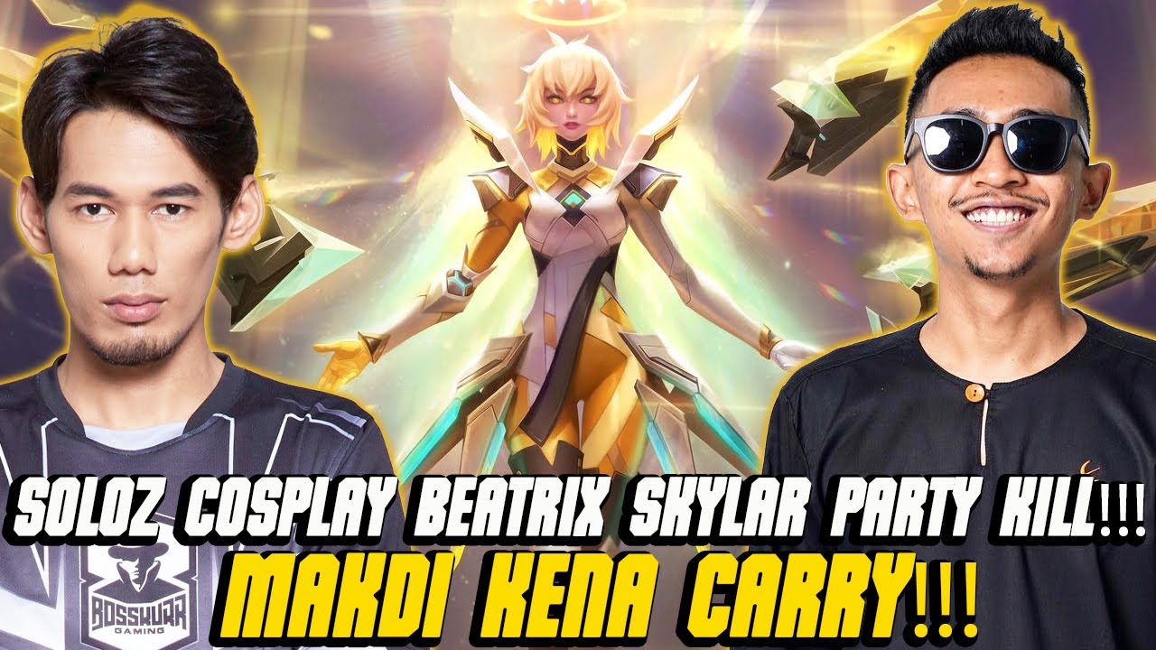 SOLOZ COSPLAY BEATRIX SKYLAR PARTY KILL ️MAKDI KENA CARRY ️ - YouTube