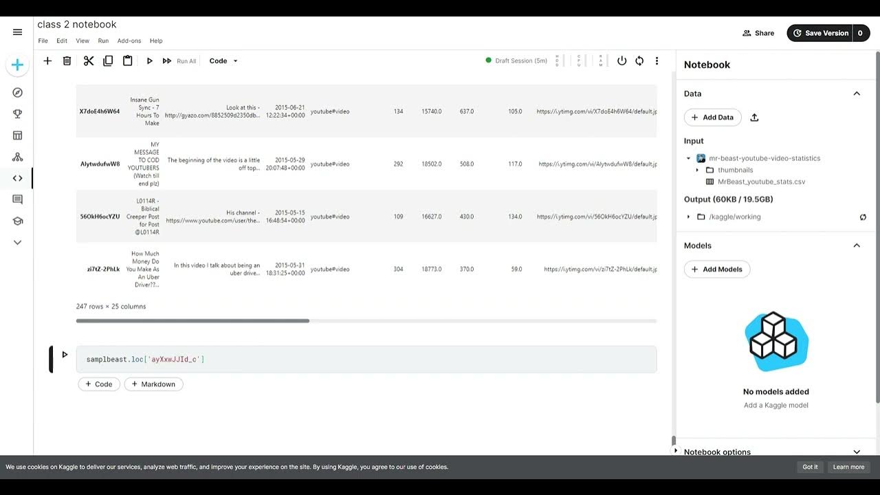 Getting Started with Kaggle episode 2 - YouTube