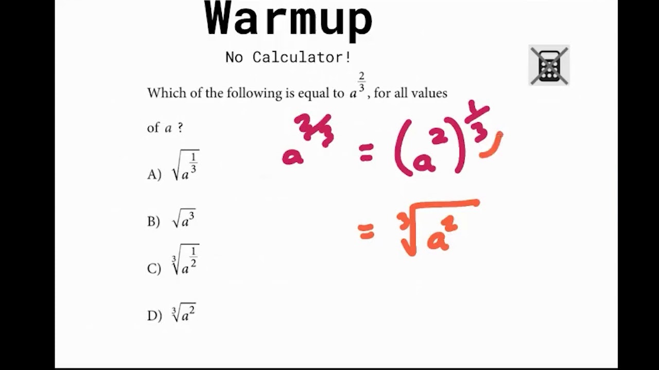 SAT Practice Test 3 problem 3 Algebra 2 YouTube sat-practice-test-3-problem-3-algebra-2-youtube