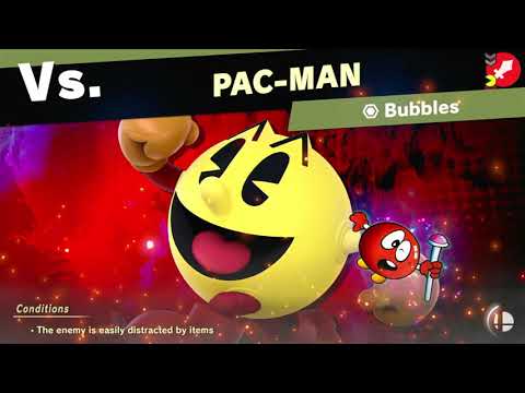 Super Smash Bros Ultimate Worl of Light: Pac-Man vs Bubbles