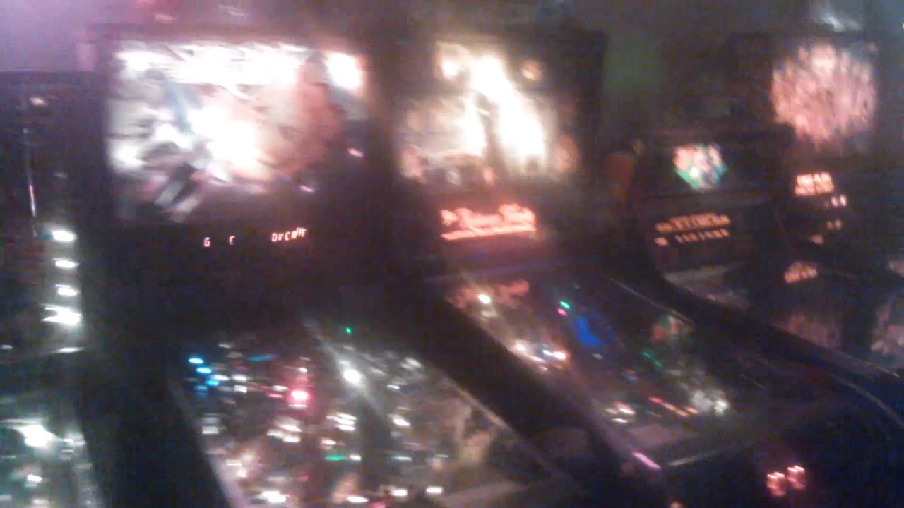 The Game Preserve pinball row - YouTube