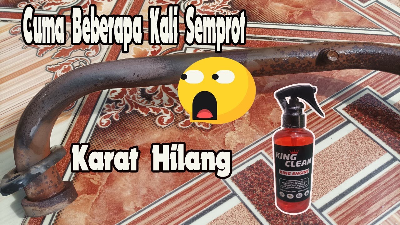 Review king clean Cairan Ampuh Menghilangkan Noda, Kerak, Oli dll - YouTube