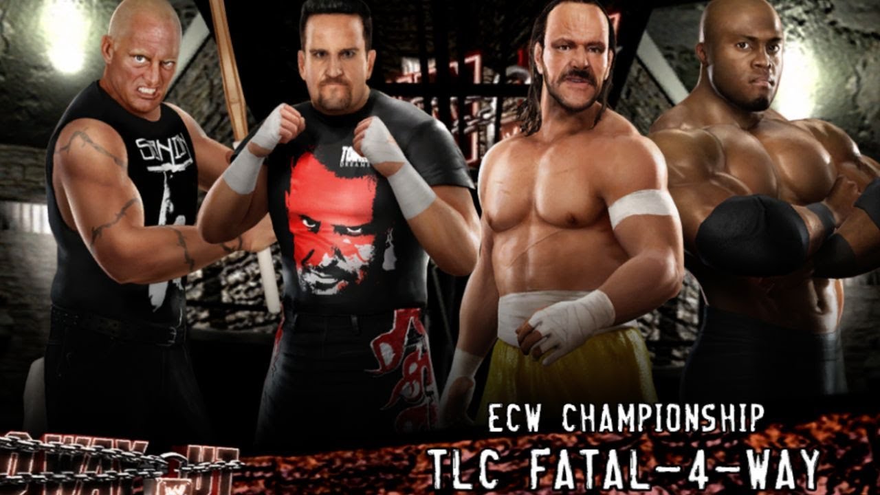 ECW TLC Tommy Dreamer vs Sabu vs The Sandman vs Bobby Lashley ...