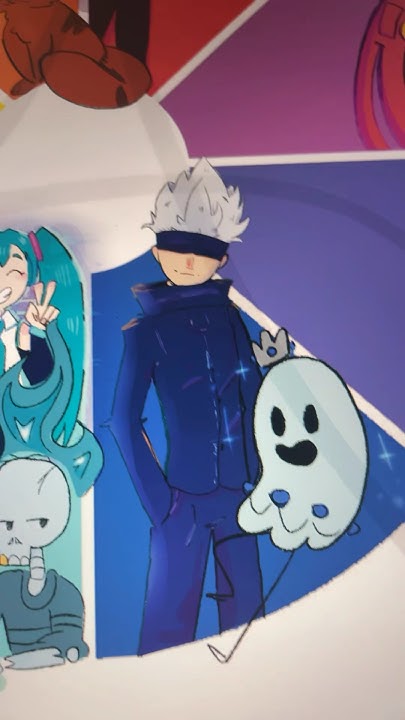 Adding Gojo from JJK to the Color Wheel #jjk #gojo #colorwheelchallenge ...