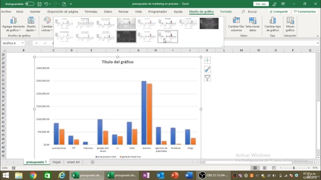 028 Gráficos de Columna Construyendo los Datos II | CAP 10 | INSERTAR GRÁFICOS | EXCEL GRAND ...