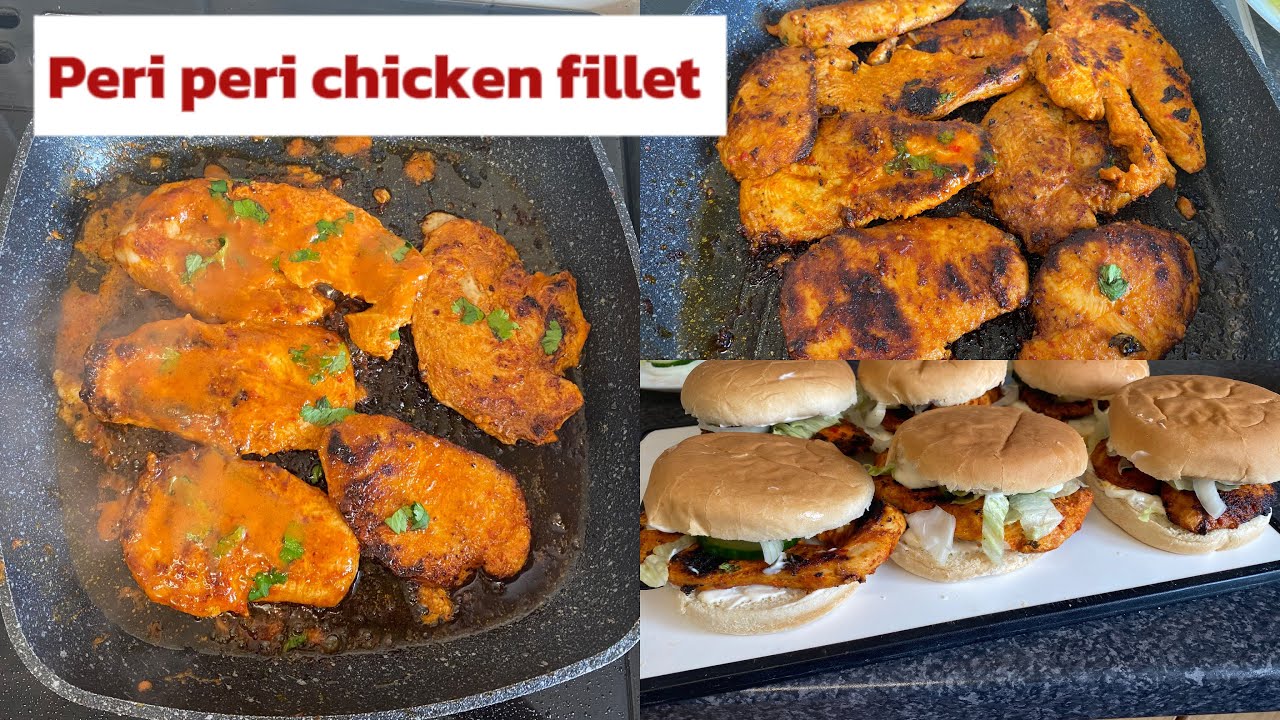 Nando’s peri peri chicken fillet \\ with homemade sauce - YouTube
