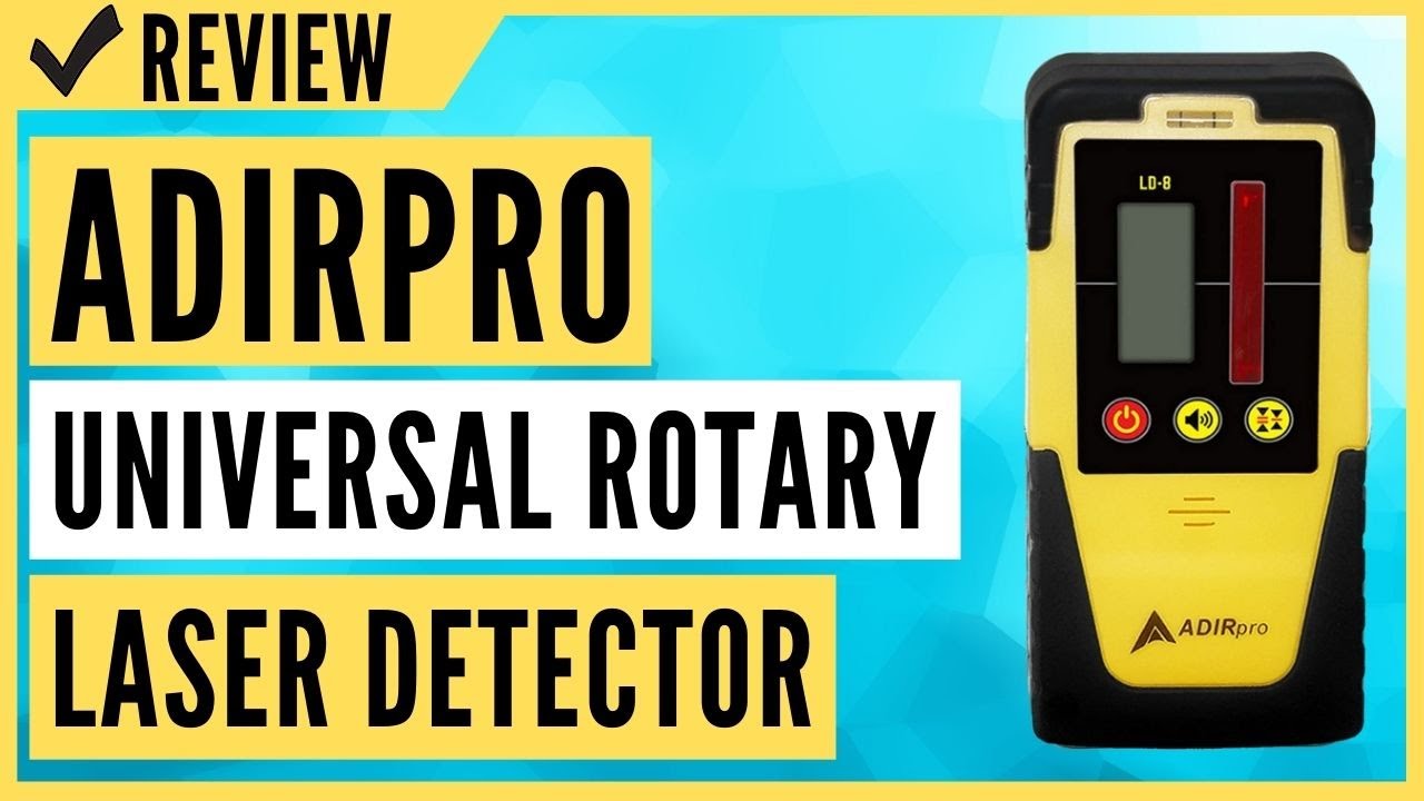 AdirPro Universal Rotary Laser Detector Review - YouTube