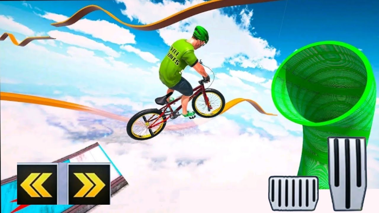 cycle Stunt game 3D - cycle race games - cycle racing games - Android Gameplay 2024 - YouTube