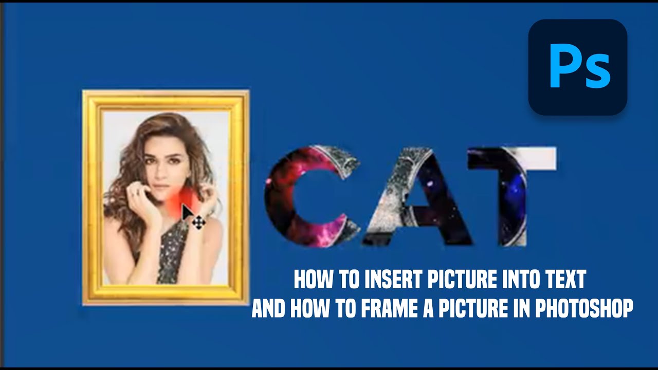 How to insert picture into a text and also how to create a picture ...