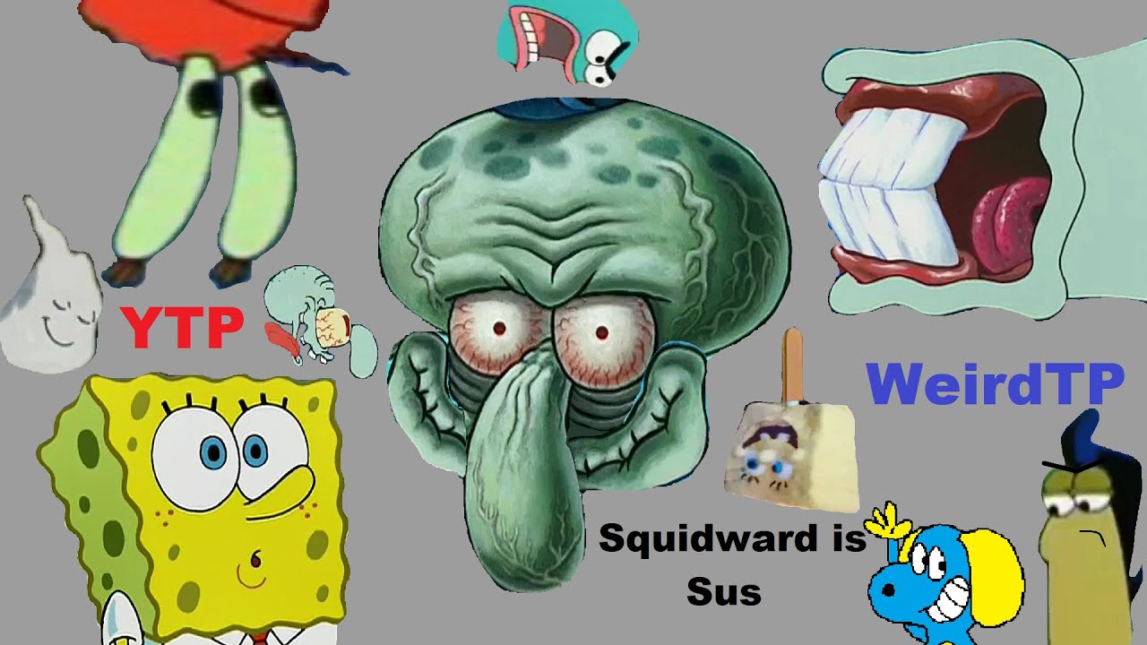 SpongeBob [YTP] Squidward is Sus - YouTube