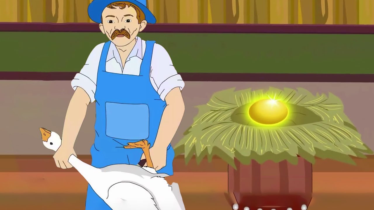 The Greedy Farmer 🧑‍🌾 Cartoon Moral Stories In Hindi English Marathi ...