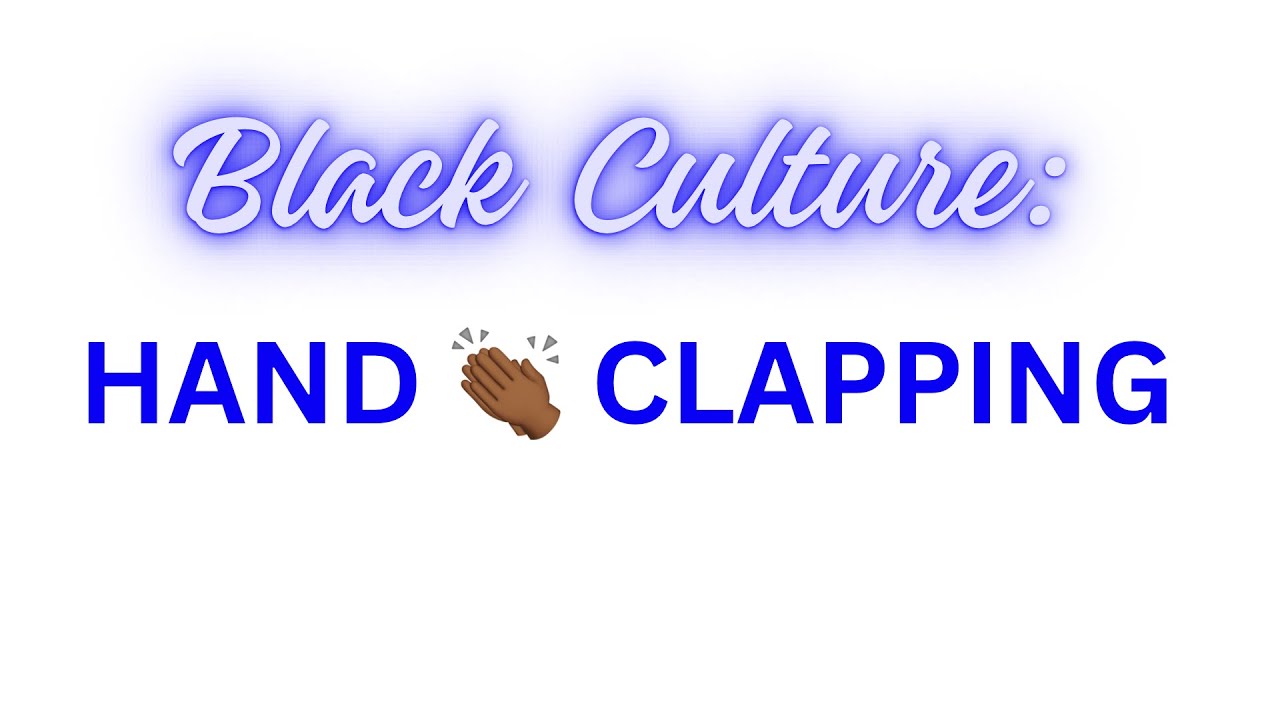 Black Culture: Hand Clapping Games - YouTube